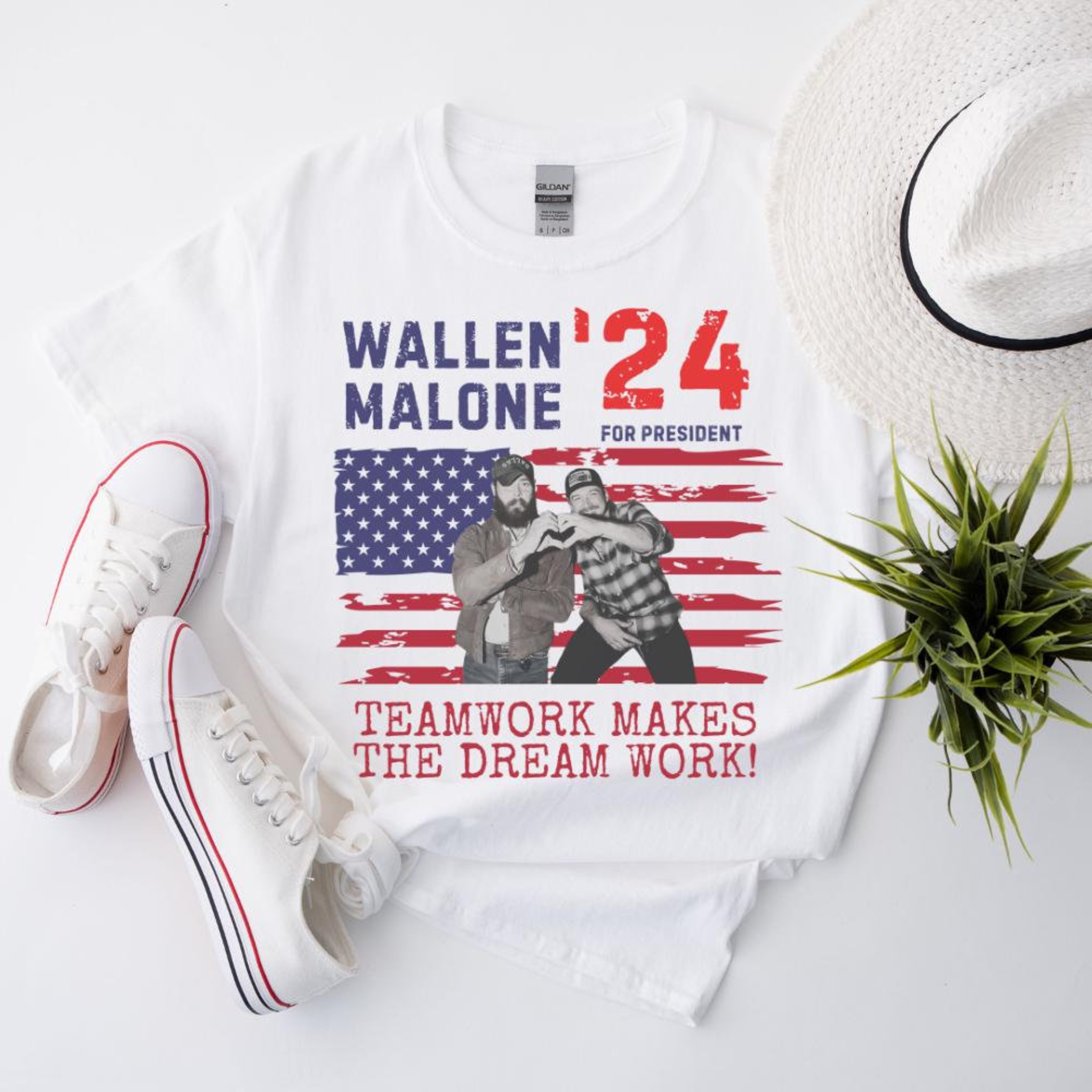 Post Malone Wallen 2024 President Shirt - Malone Wallen Election Parody ...