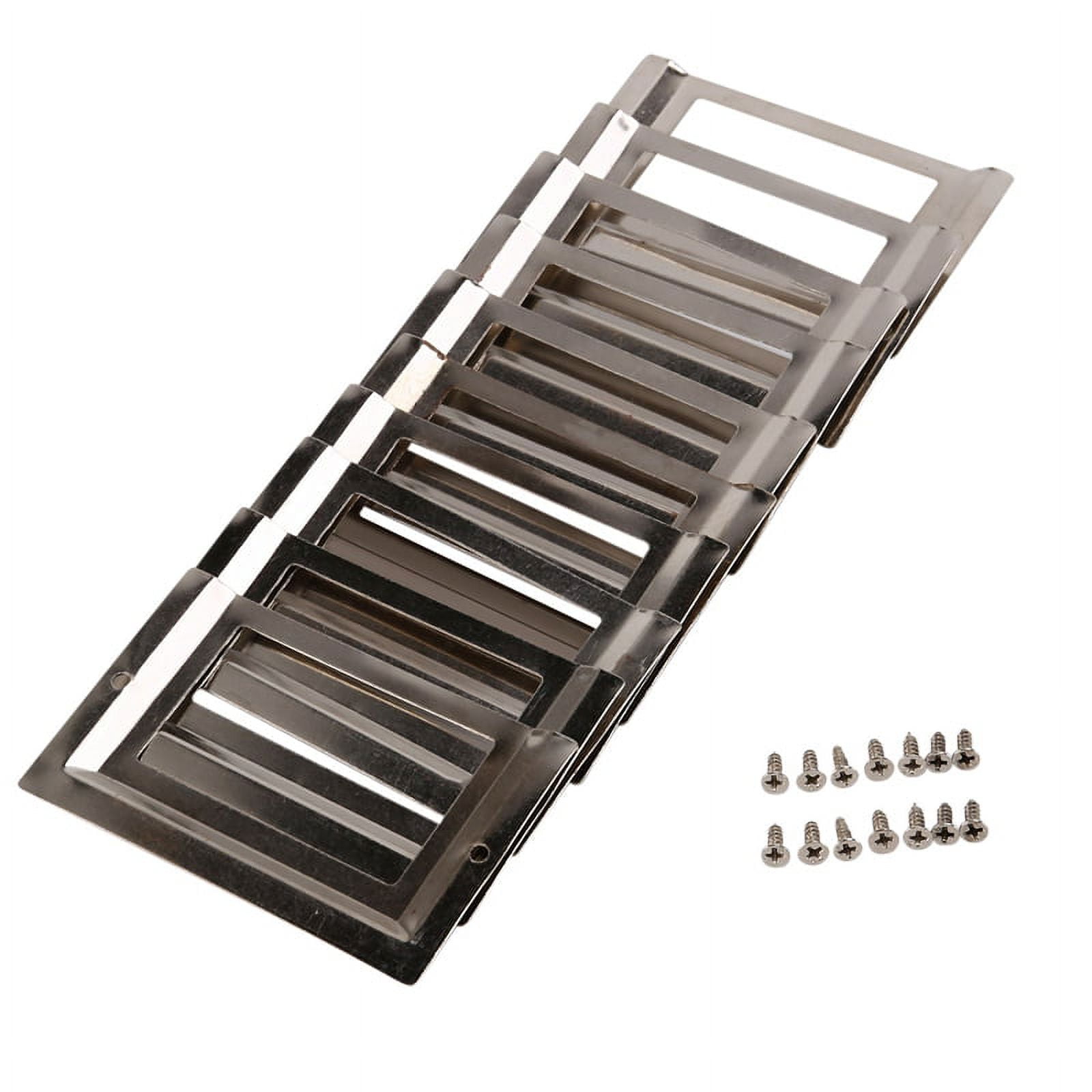 Post Office Library File Drawer Metal Tag Label Holder, Silver Tone, 10 ...