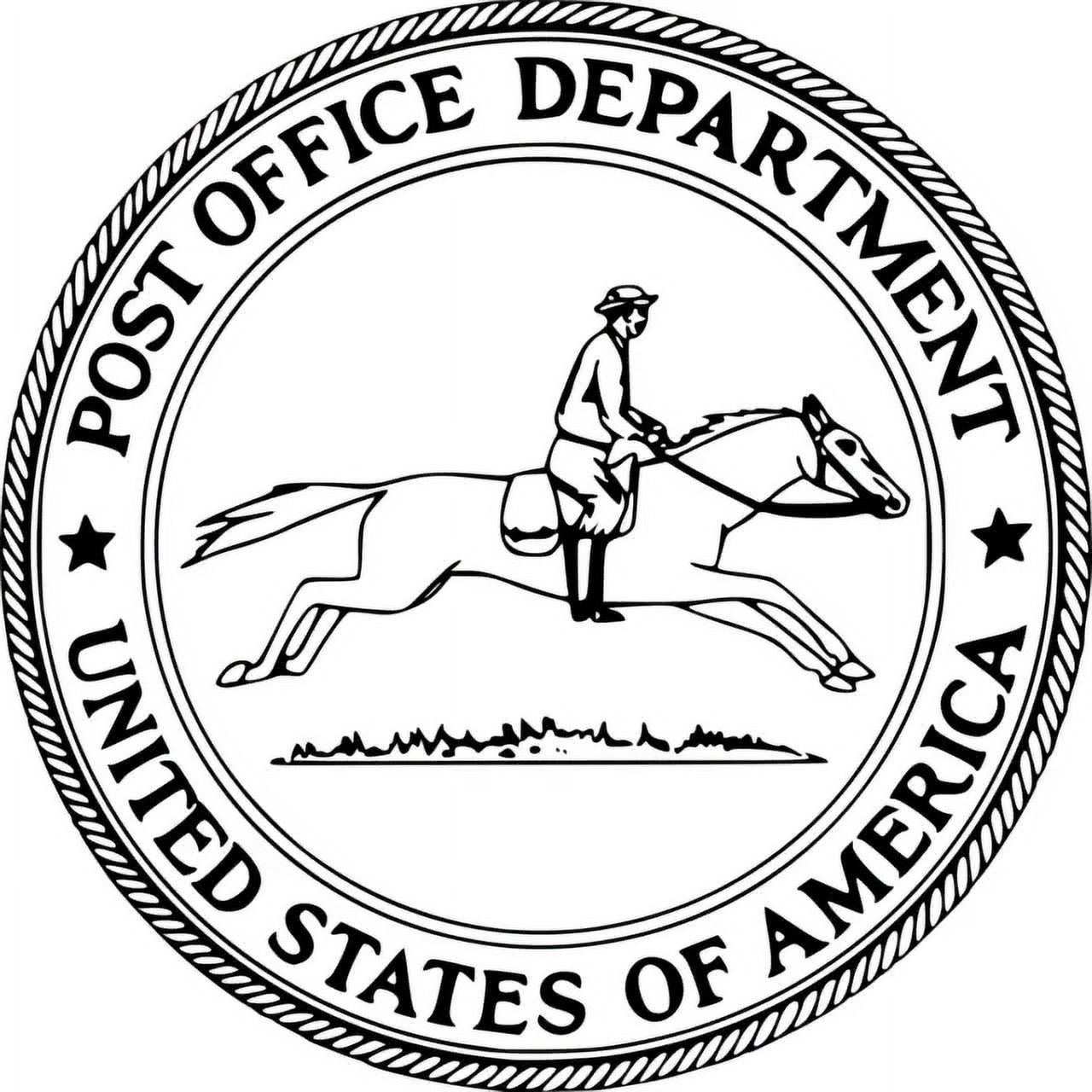 Post Office Logo Sticker Phone Decal Water Bottle Stickers Car Decals ...