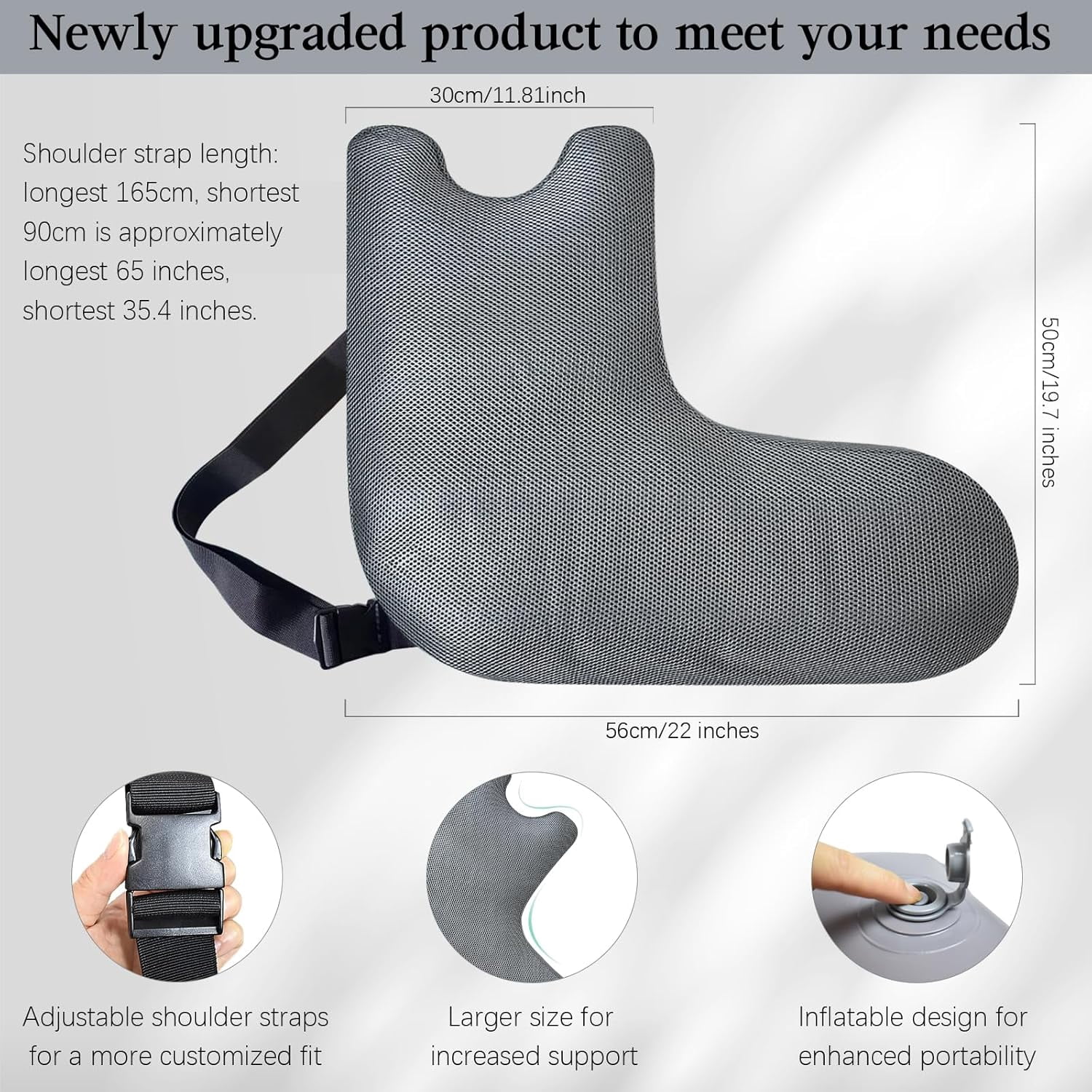 Post Shoulder Surgery Pillow, Inflatable Shoulder Pillow for Shoulder ...