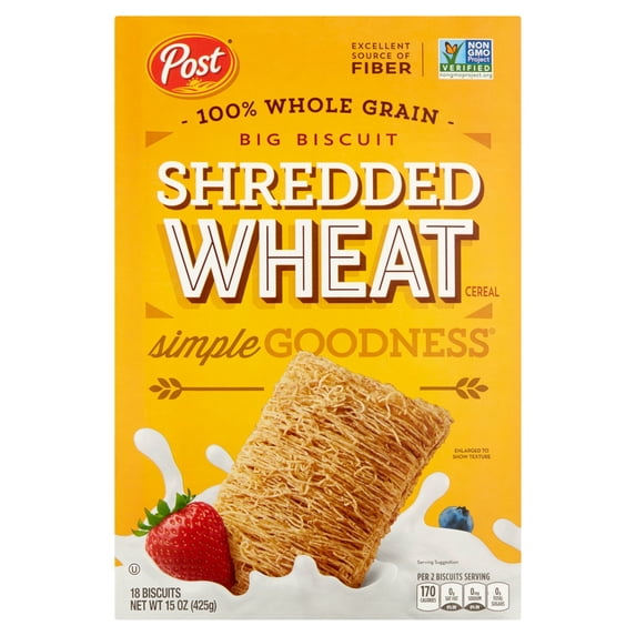 Post Shredded Wheat Cereal Original - Walmart.com