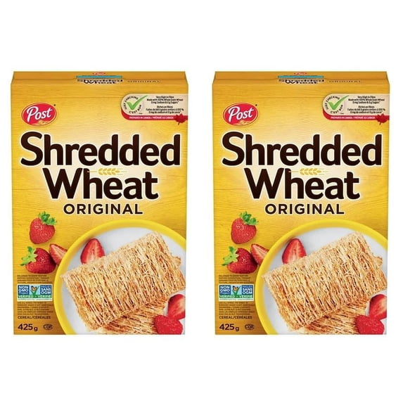 Post Shredded Wheat Original Big Biscuit Cereal, 425g (2 Pack ...