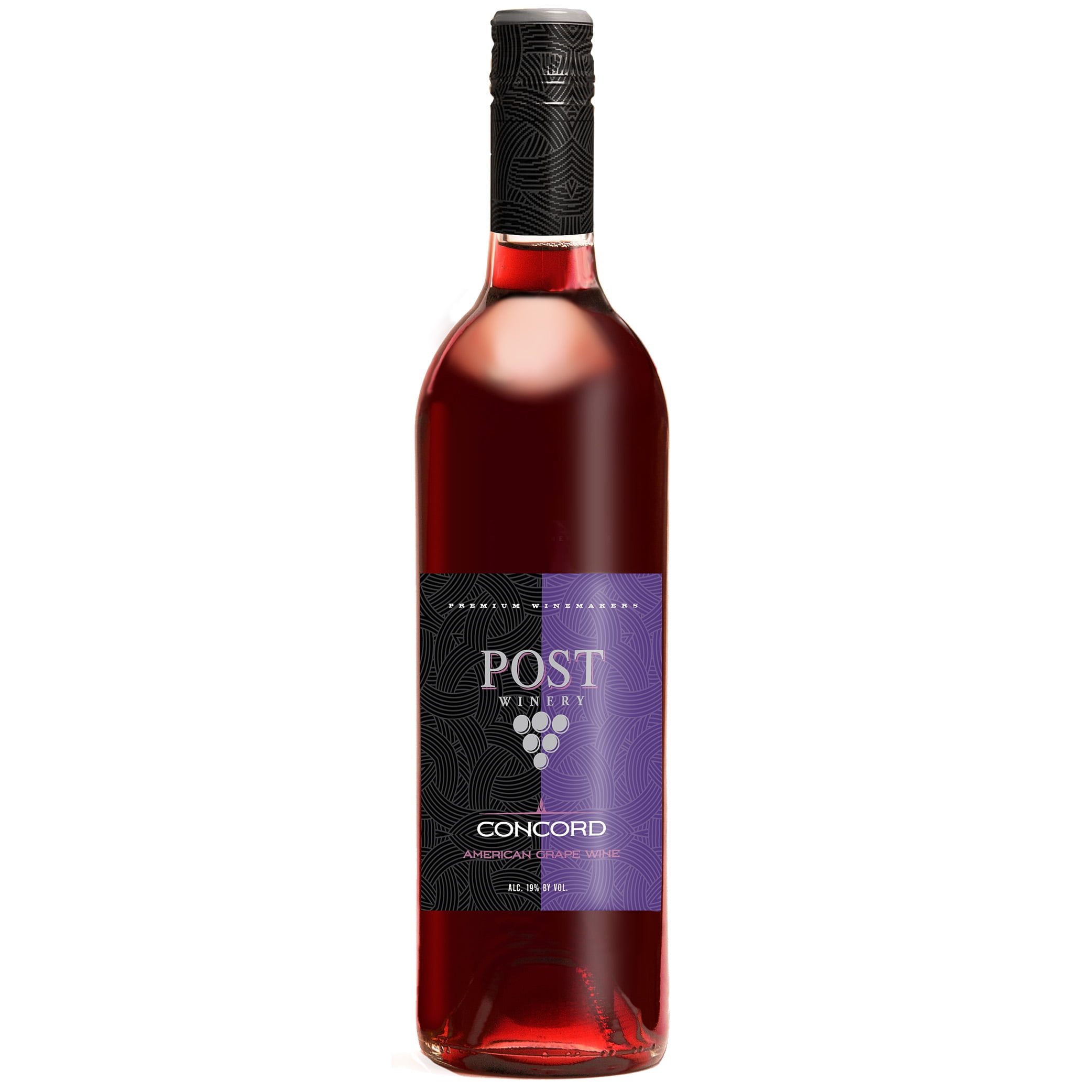 Post Winery Concord Red Fortified Dessert Wine, 19% ABV, Arkansas 750ml ...