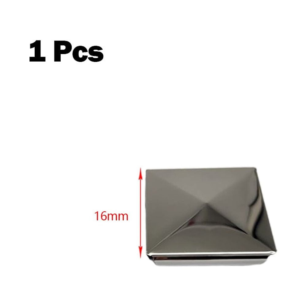Post cap stainless steel to steel galvanized cover cap pyramid ...