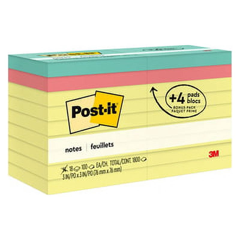 Post-it Notes Value Pack for Office Task Organization - Walmart ...