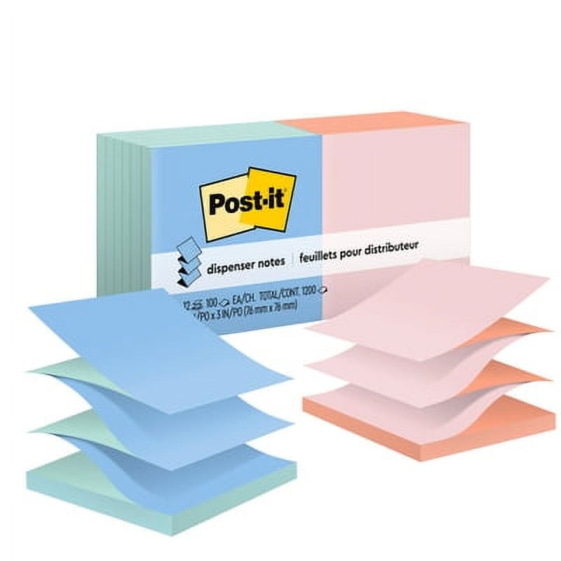 Post-it-1PK Original Pop-Up Refill, Beachside Cafe Collection ...
