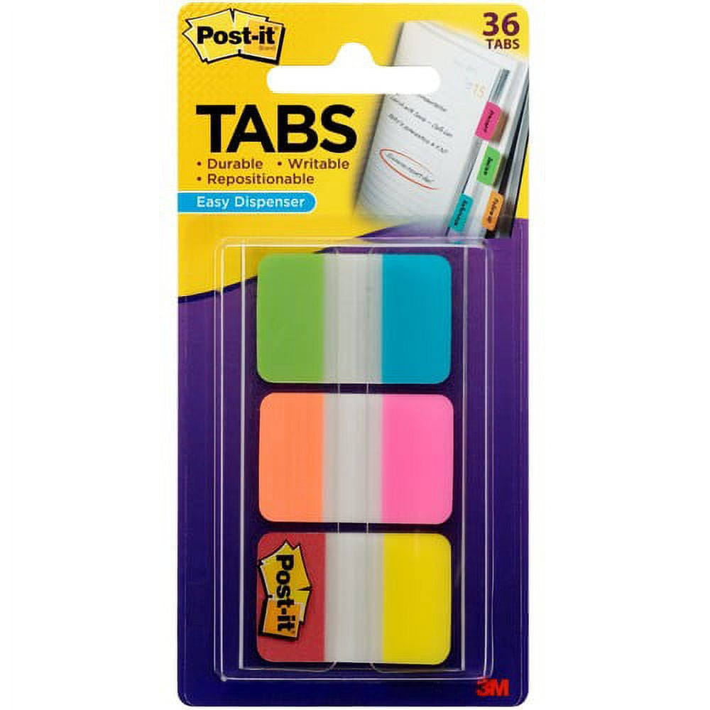 Post-it Alternating Tabs - 216 Tabs, 36/Pack, 10 Packs Bundle - Walmart ...