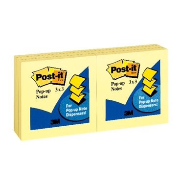 Post-it Super Sticky Notes, Sin.gle Color Packs Collection, 3 in. x 3 ...