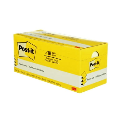 Post It Notes Bulk Colored Paper, 3In X 3In Canary Yellow, 18 Pads/Pk ...