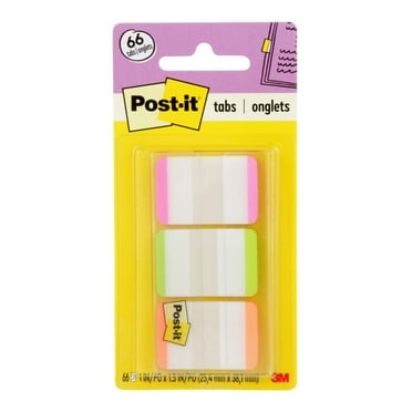 Post-it Durable File Tabs- 2" x 1.5", Assorted Colors, 24 Tabs ...