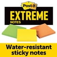 Post-it Extreme Notes, 3" x 3", Assorted Colors, 3 Pads - Walmart.com