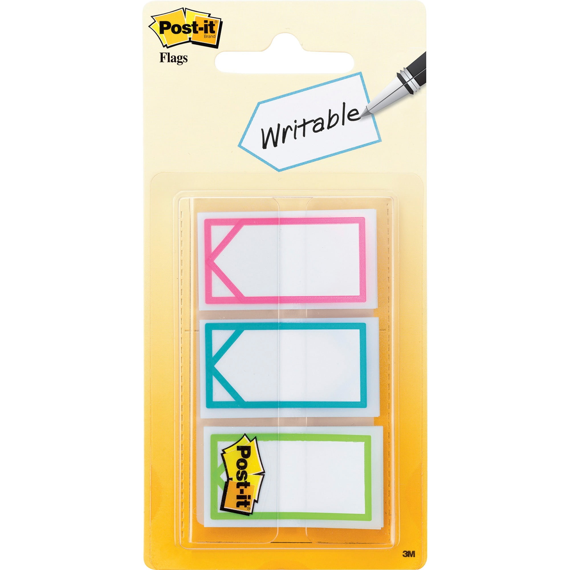 Post-it Flags, 1" ARROW, Assorted Bright Colors, Pink, Aqua, Lime ...