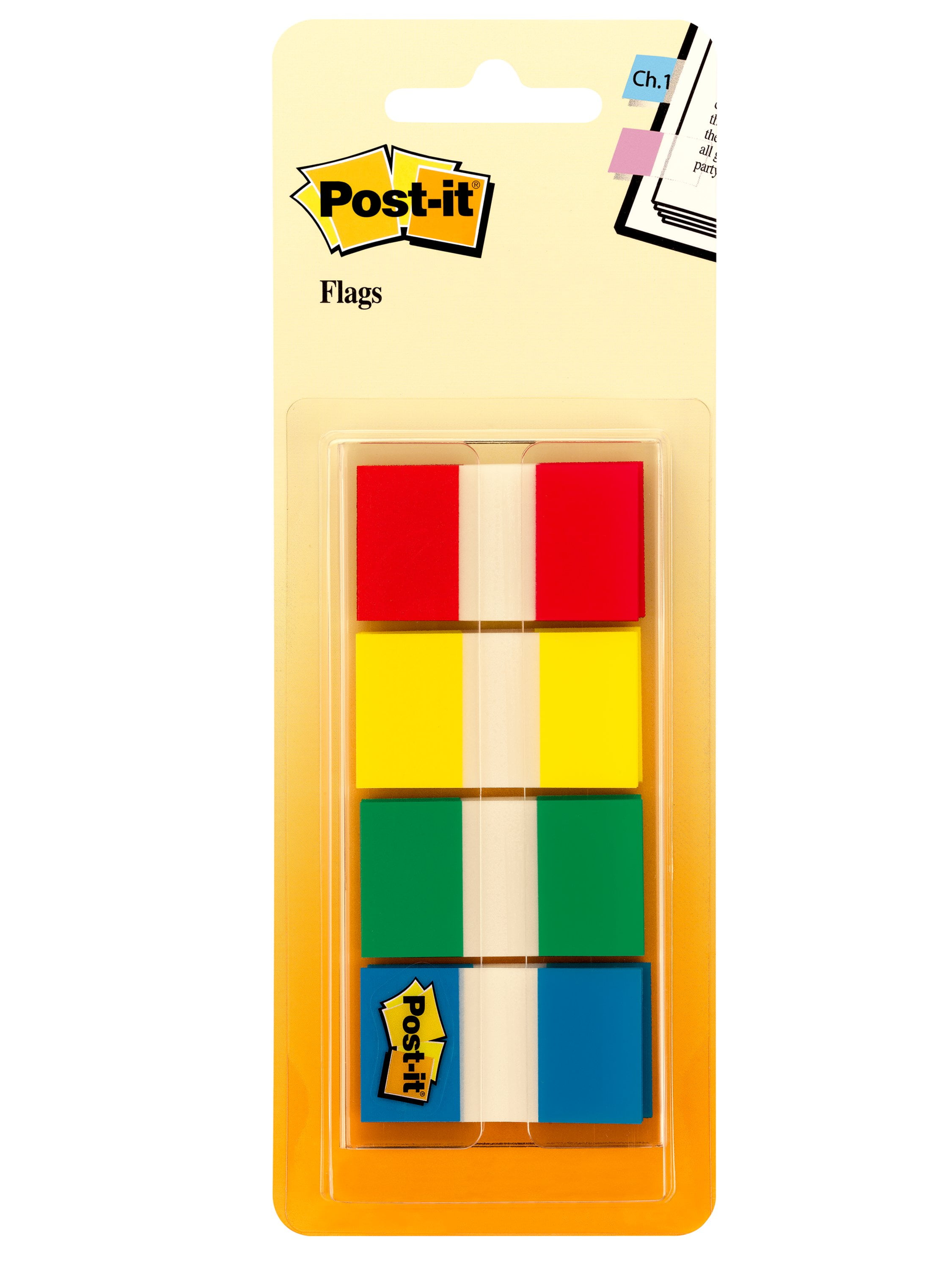 Post-it Flags, Assorted Primary Colors, 1" Flags, 160 total Flags ...