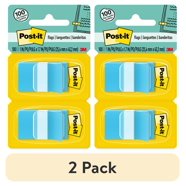 Post-it 1" Wide Flags, White, 50/Dispenser, 2 Dispensers/Pk, 100 Flags ...