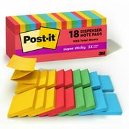 Post-it Super Sticky Notes Cubes 3" x 3" - Square - Multicolor - 3 ...