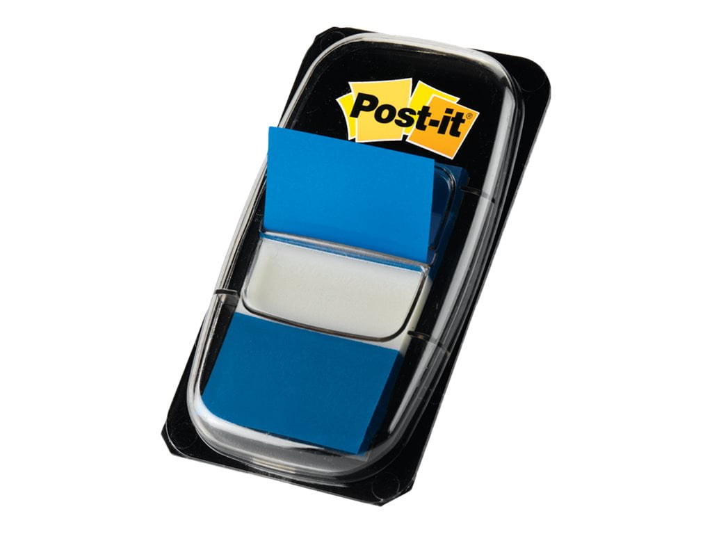 Post-it Marking Page Flags in Dispensers, Blue, 12 50-Flag Dispensers ...