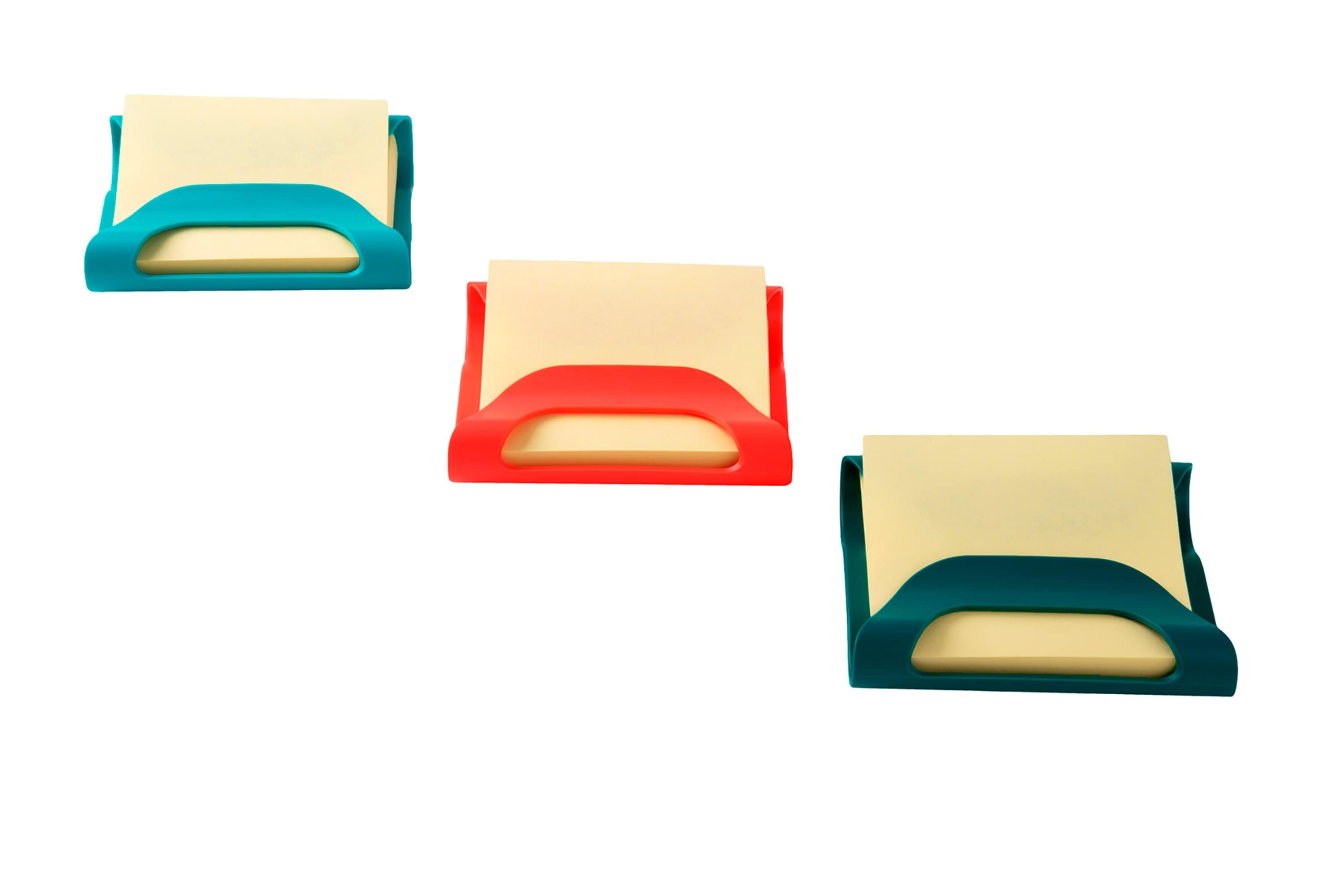 Post-it Note Dispenser, Assorted Colors with Suction Cup, Refillable ...