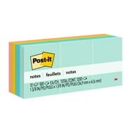 Post-it Notes Cape Town Collection, 1.5 x 2 inches, 8 Pads/Pack, Write ...