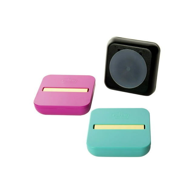 Post-it® Notes Dispenser, Mixed Case, Pink, Purple or Blue, 3 in x 3 in ...