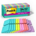 Post-it Full Stick Sticky Notes, 3x3 inches, Supernova Neons Collection ...
