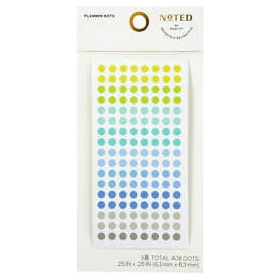 Post-it Planner Dot Stickers - Green/Blue - Walmart.com