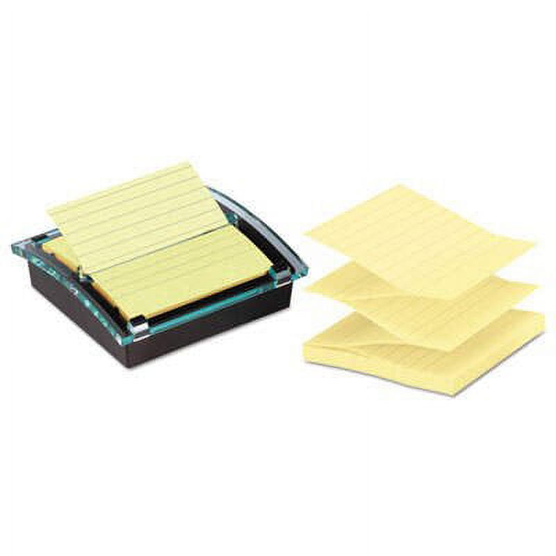Post-it Pop-up Note Dispenser/Value Pack, For 4 x 4 Pads, Black/Clear ...