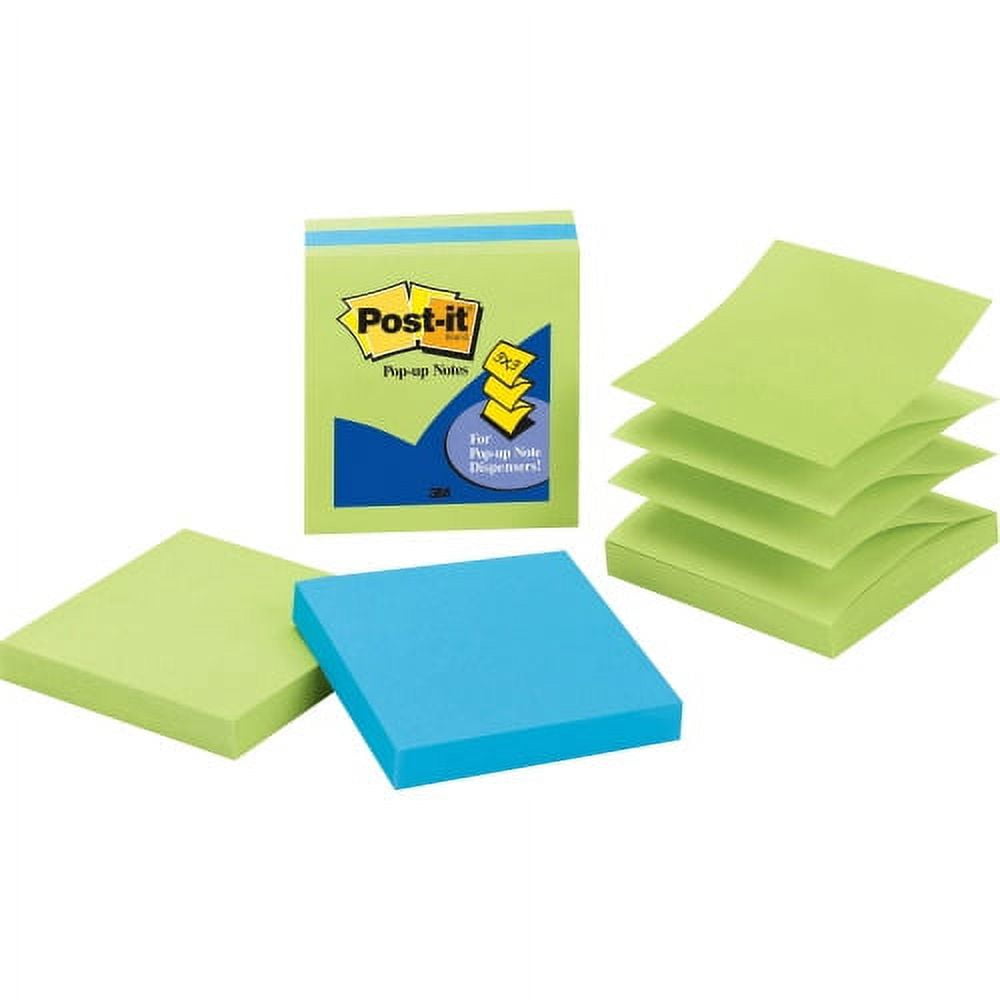 Post-it Pop-up Note Pads - Jaipur Collection 300 - 3" x 3" - Square ...