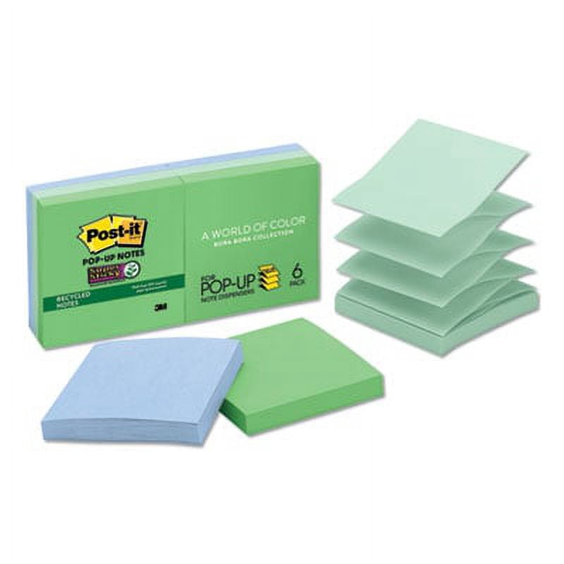 Post-it Pop-up Notes Super Sticky MMMR3306SST Pop-up Recycled Notes in ...