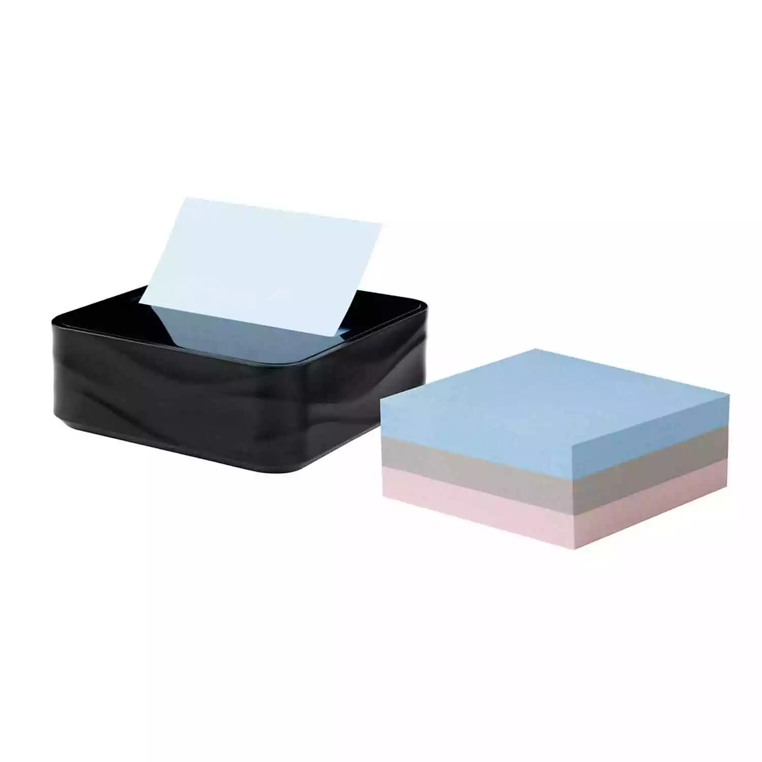 Post-it Pop-up Wave Design Dispenser with 3" x 3" Sticky Notes Black ...