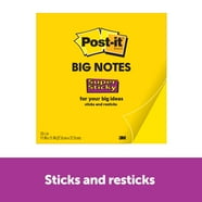 Post-it Full Stick Super Sticky Notes, Energy Boost Collection, 3x3 in ...