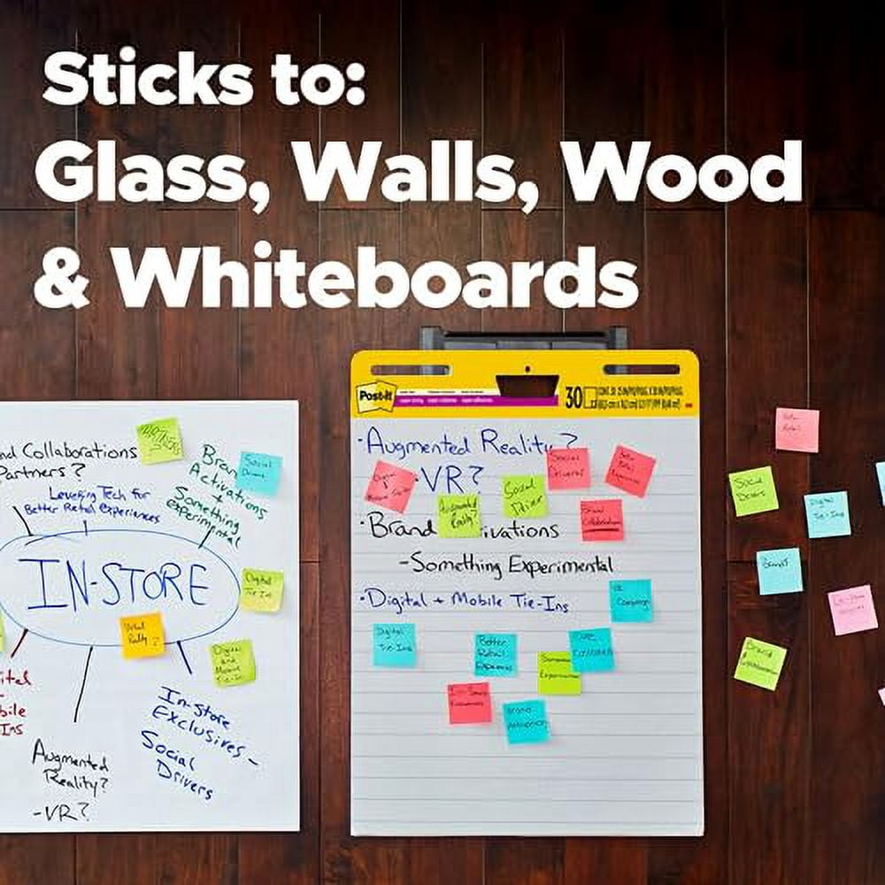 Post-it Super Sticky Easel Pad, Great for Virtual Teachers and Students ...