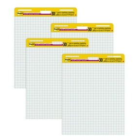 Post-it Super Sticky Large Flip Chart Paper Easel Pads, 25 in. x 30 in ...