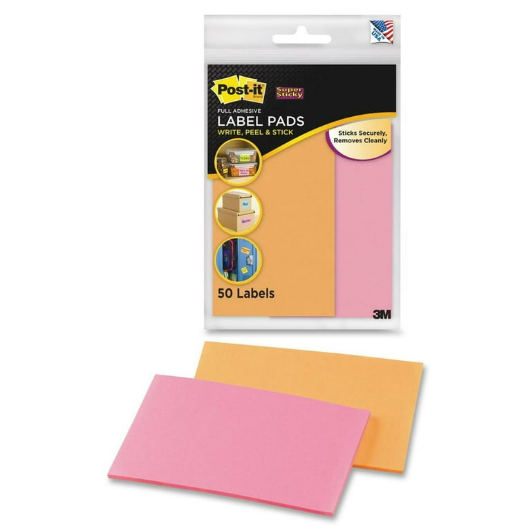 Post It Label Pads