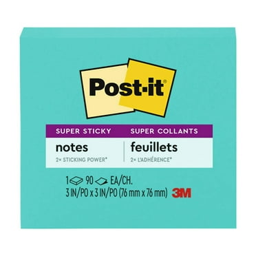 Post-it Sticky Notes Cube, Small Stick Pack, Bright Colors, 1 7/8 in x ...