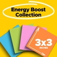 Post-it, Super Sticky Notes, 3 in x 3 in, Energy Boost, 24 pads ...
