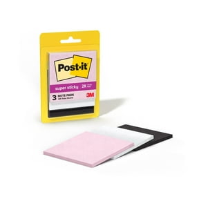Post-it Full Adhesive Notes, 2x2, Energy Boost Collection, 25 Sheets ...
