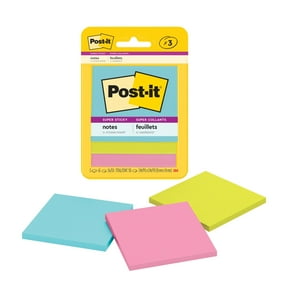 YUBX Transparent Sticky Notes Clear Solid Colors Translucent Writing ...