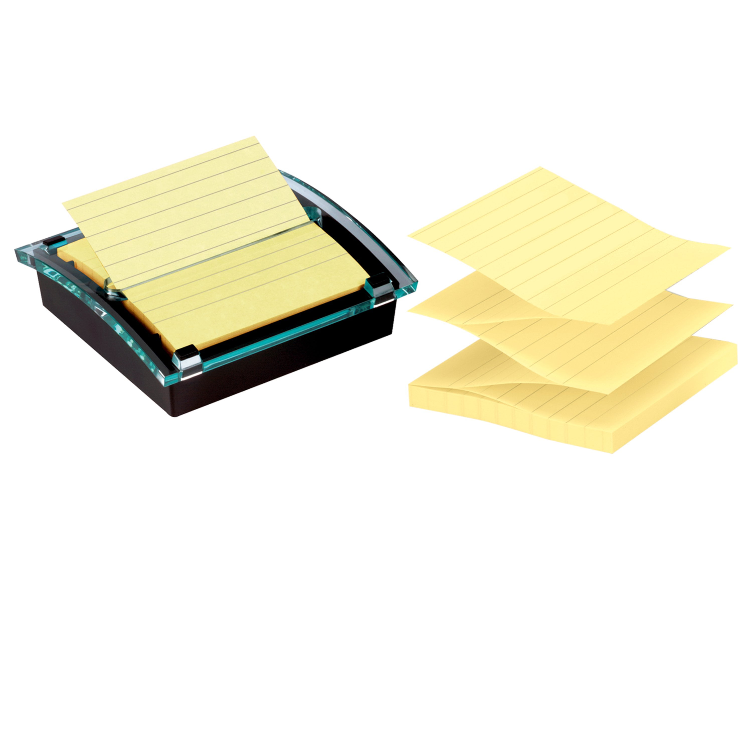 Post-it Super Sticky Pop-up Notes and Dispenser, 4" x 4" Canary Yellow ...