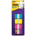 Post-it Tabs, 1" Wide Aqua, Yellow, Pink, Violet, 22/Color, 88 Total ...