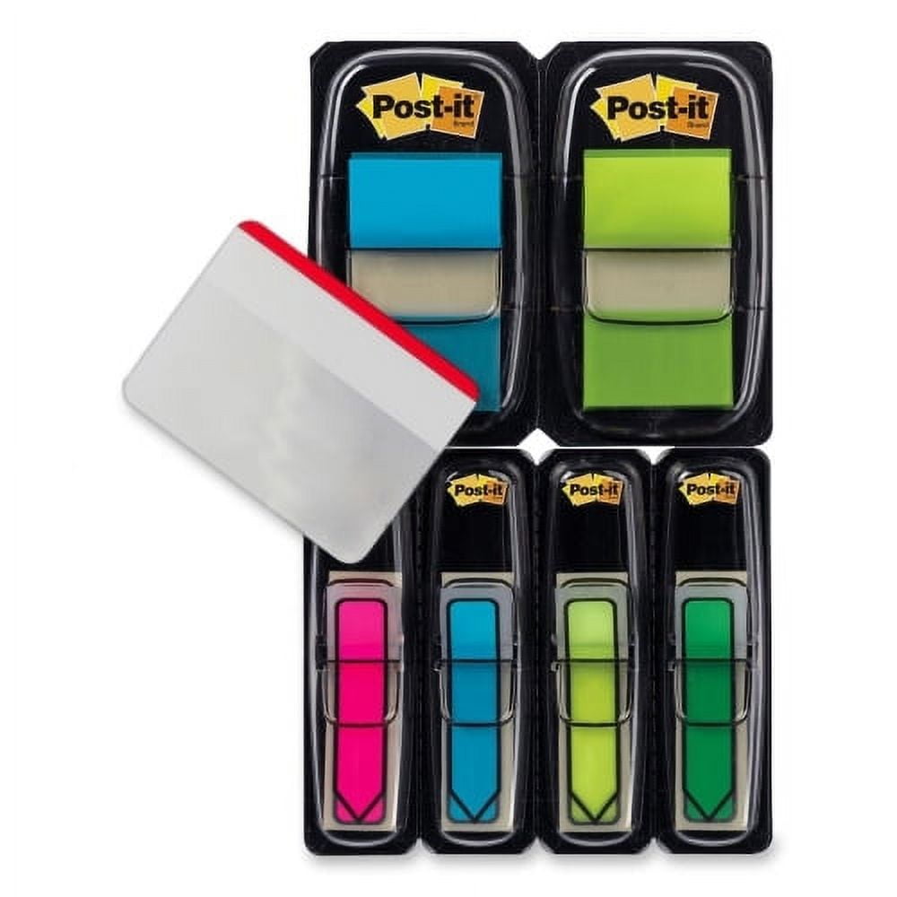 Post-it Office Pack - Assorted Brights, 1" x 1.50", 0.50" x 1.50 ...