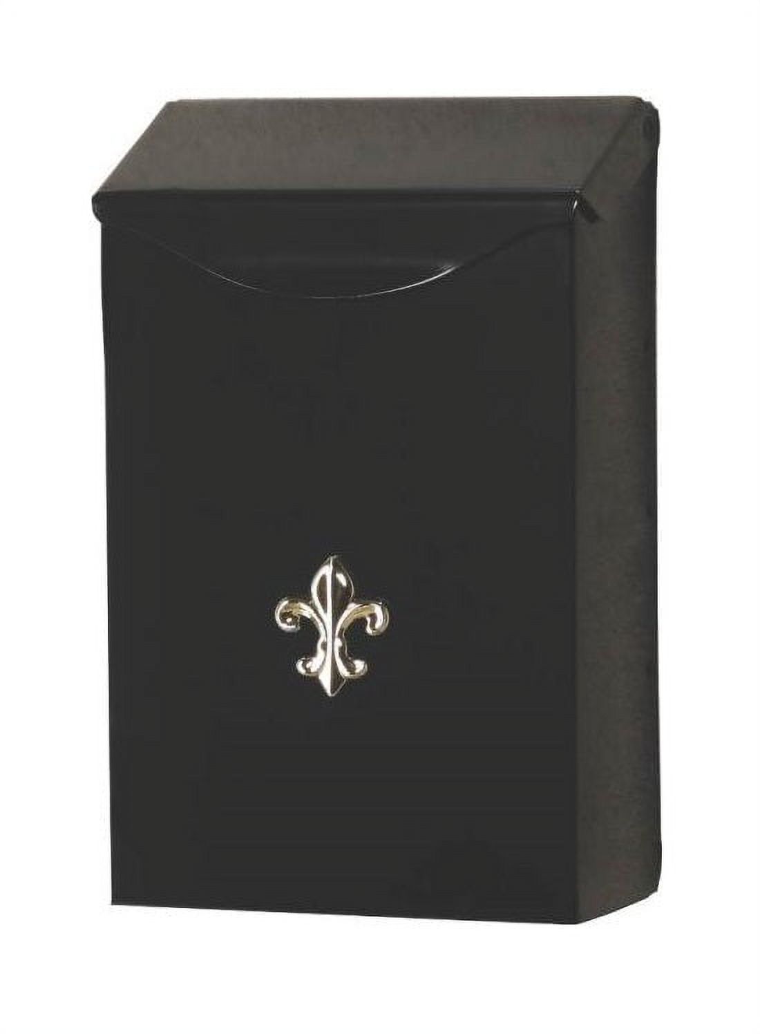 PostMaster LBW110B04 Wall Mount Mailbox, Small, Black, Each - Walmart.com