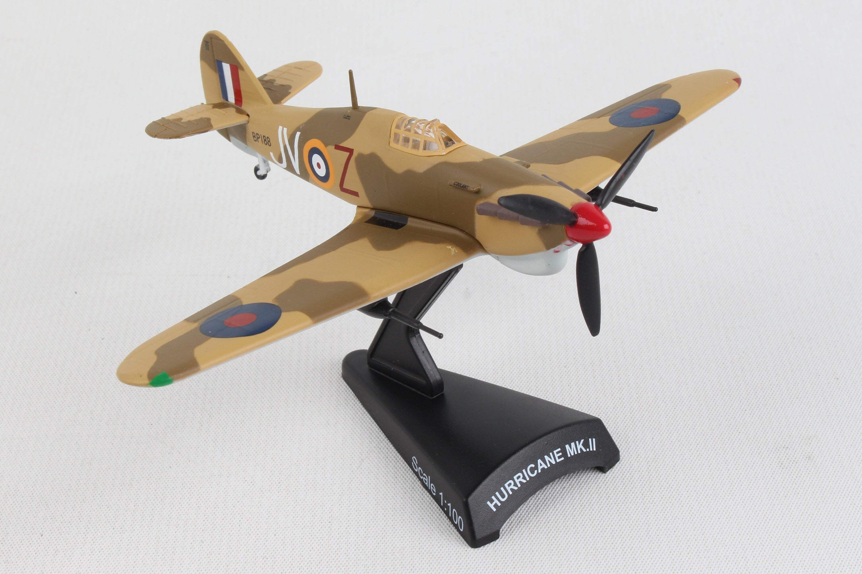 Postage Stamp Planes PS5340-3 Hurricane 1 by 100 Scale Model Military ...
