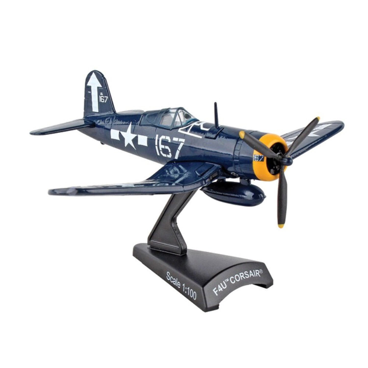 Postage Stamp Planes PS5356-4 F4U Corsair 1-100 No. 167 USN Diecast ...