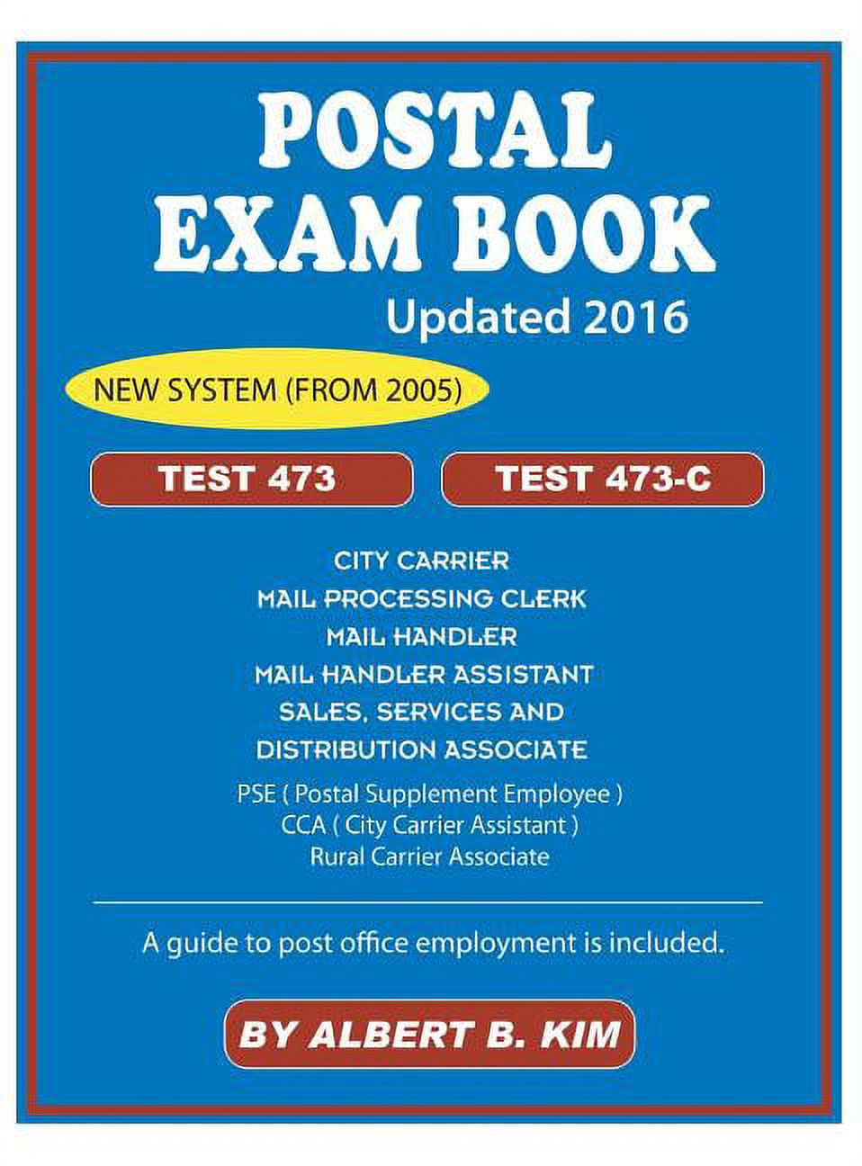 Postal Exam Book: For Test 473 and 473-C (Hardcover) - Walmart.com