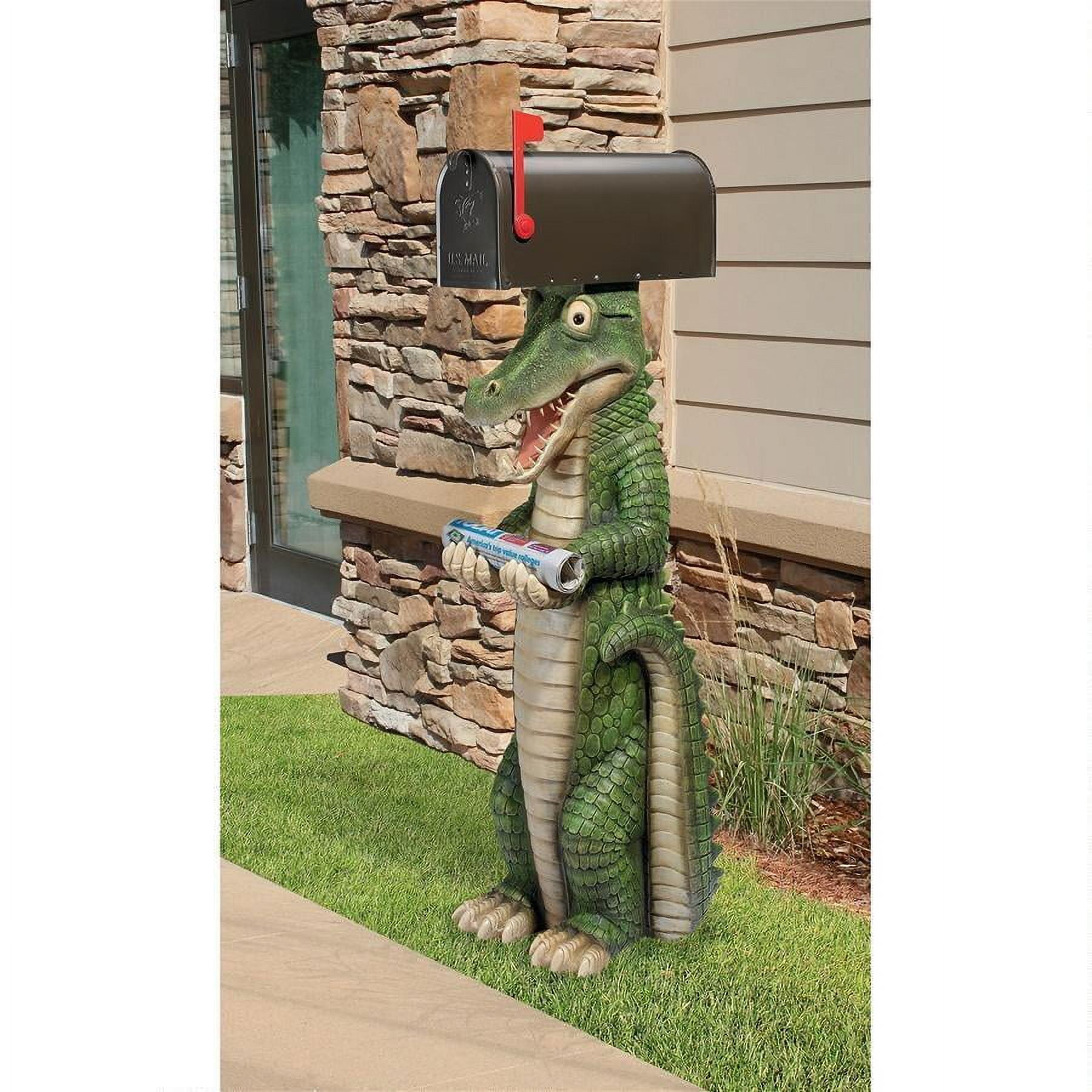 Postal Gator Mail Post Sleeve Statue - Walmart.com