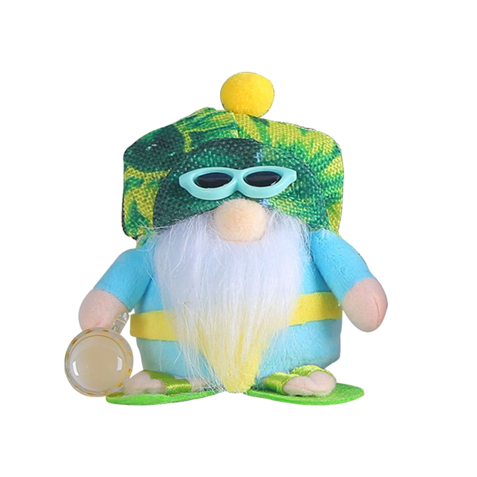 Postal Ornament Cute Beach Doll Seaside Bikini No Face Old Man Doll