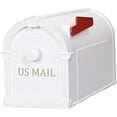 Postal Pro Medium White Plastic Post Mounted Mailboxes - Walmart.com
