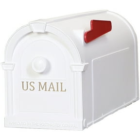 Plastic Mailboxes for Home Improvement in Black and Red Colors