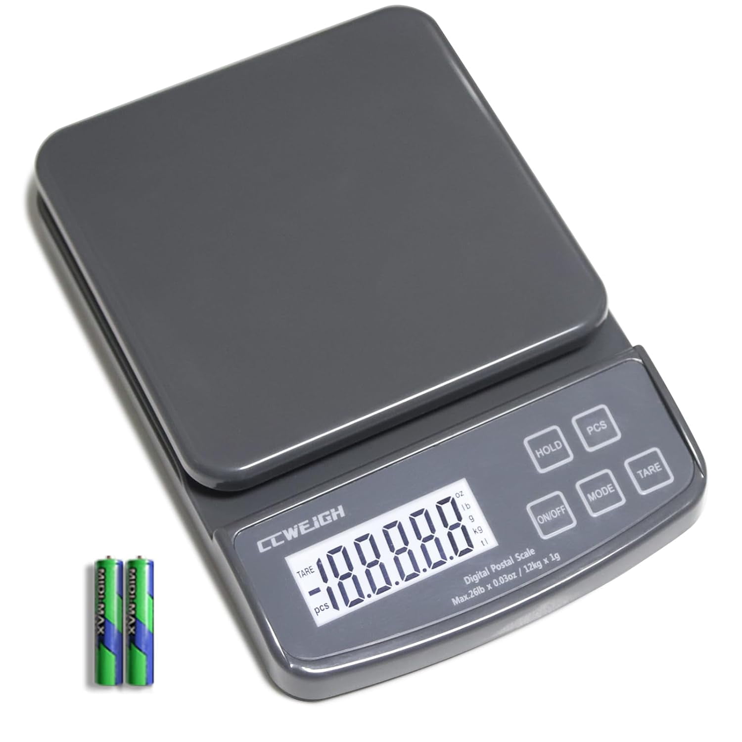 Postal Scales 26lbs/0.03oz High Precision Food Scale for Kitchen with ...