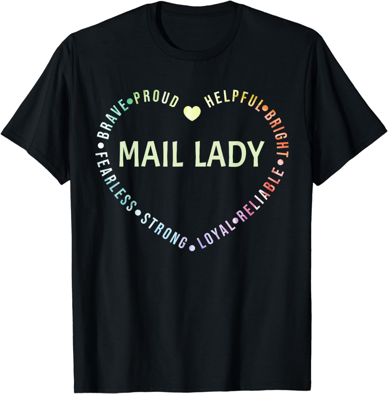 Postal Worker Funny Mail Carrier Mail Lady T-Shirt - Walmart.com